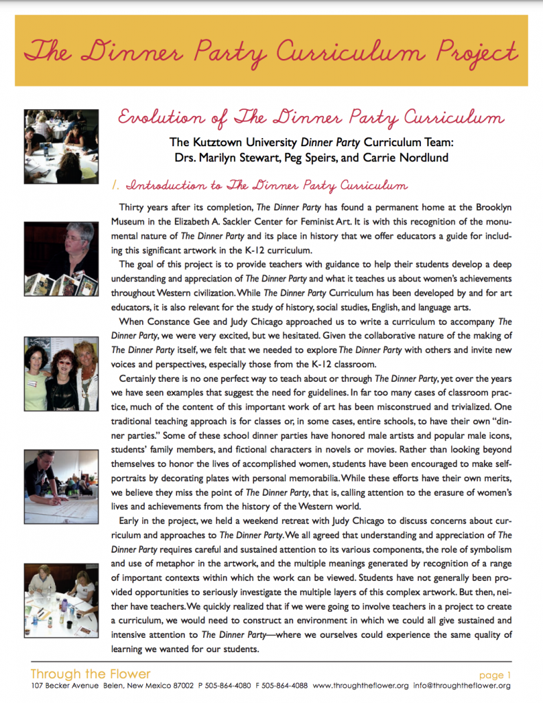 History - Through the Flower